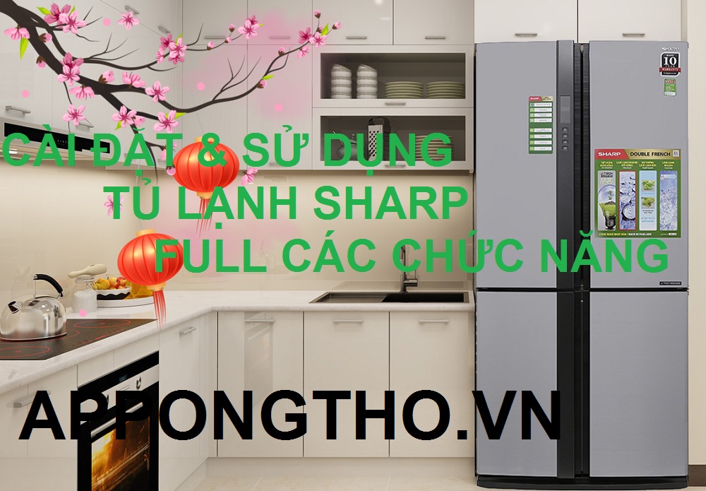 Sử Dụng Tủ Lạnh Sharp Side By Side, Inverter, Nội Địa Nhật 110V